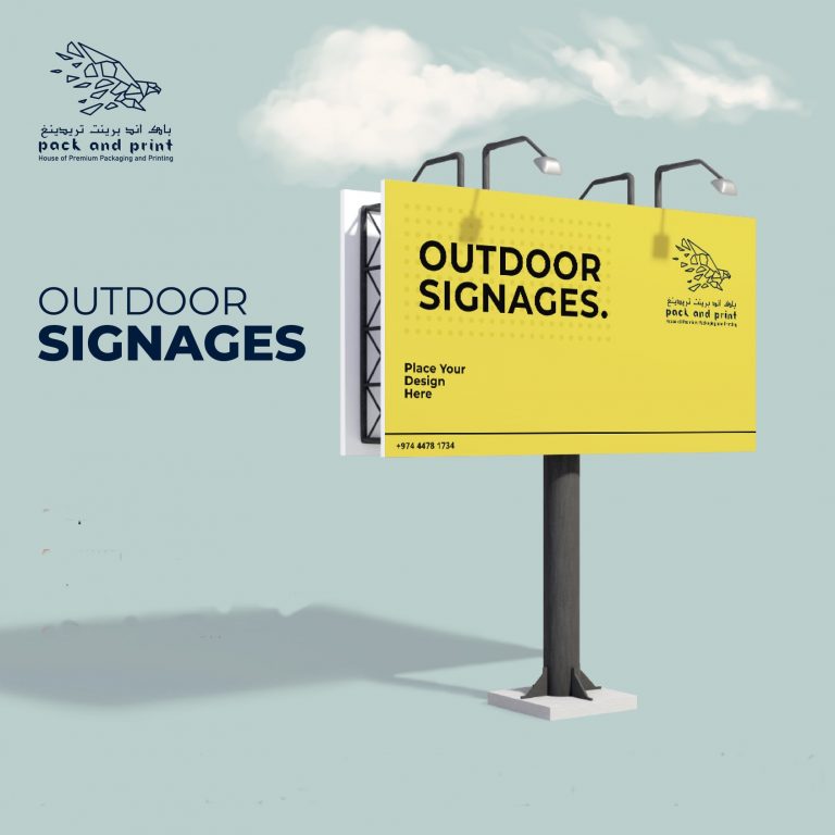 Outdoor Signages – Pack And Print